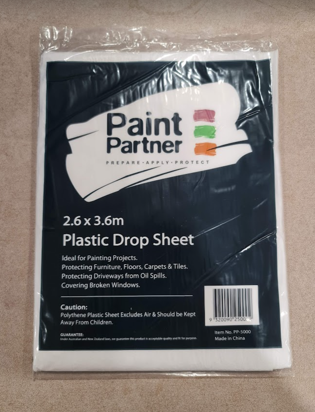 Disposable Plastic Drop Sheet | GroutPro Tile and Grout Restoration ...