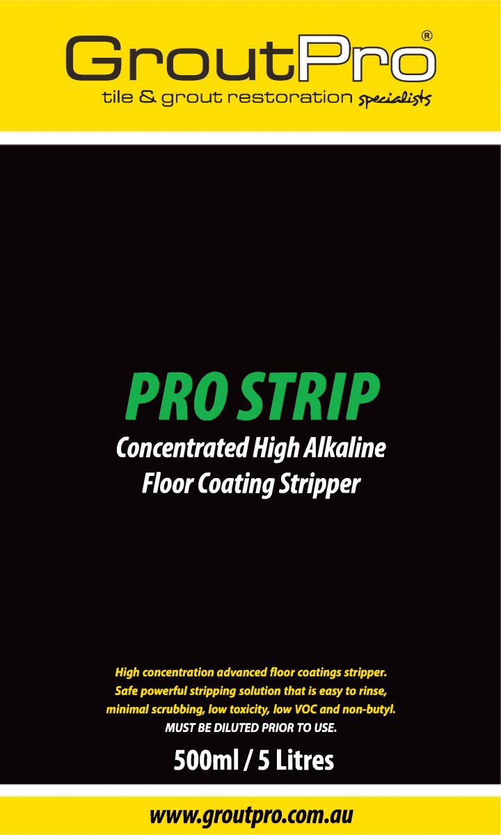 Pro Strip - 5 Litre - GroutPro Tile and Grout Cleaning Specialists ...